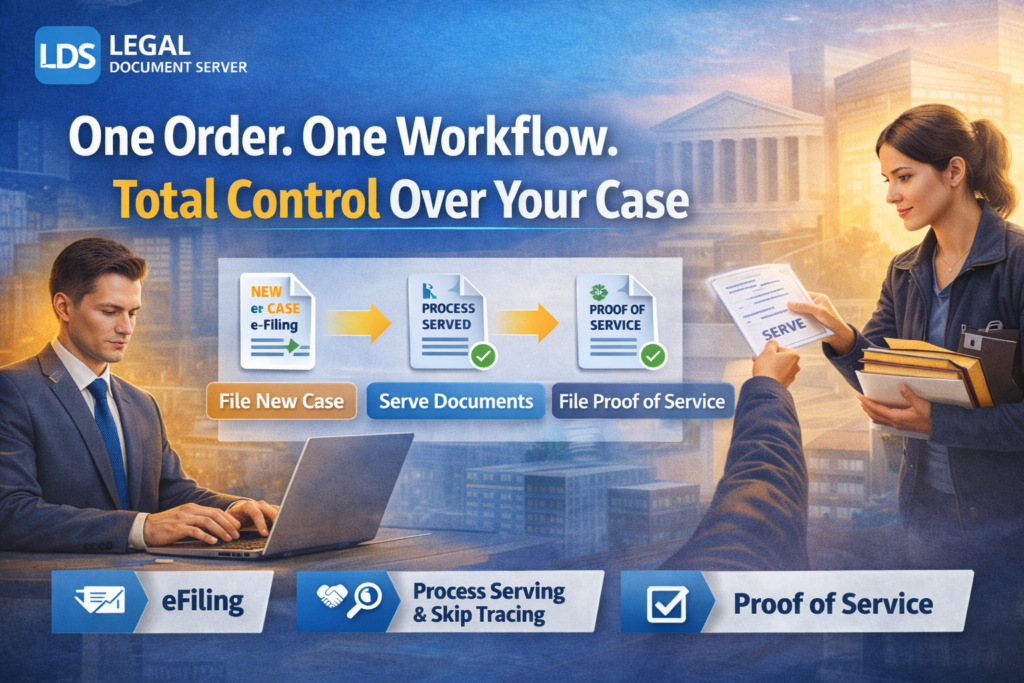 One Order. One Workflow. Total Control Over Your Case