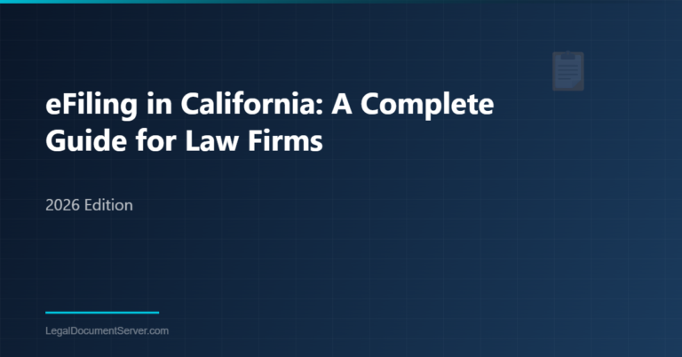 eFiling in California: A Complete Guide for Law Firms (2026) - Legal ...